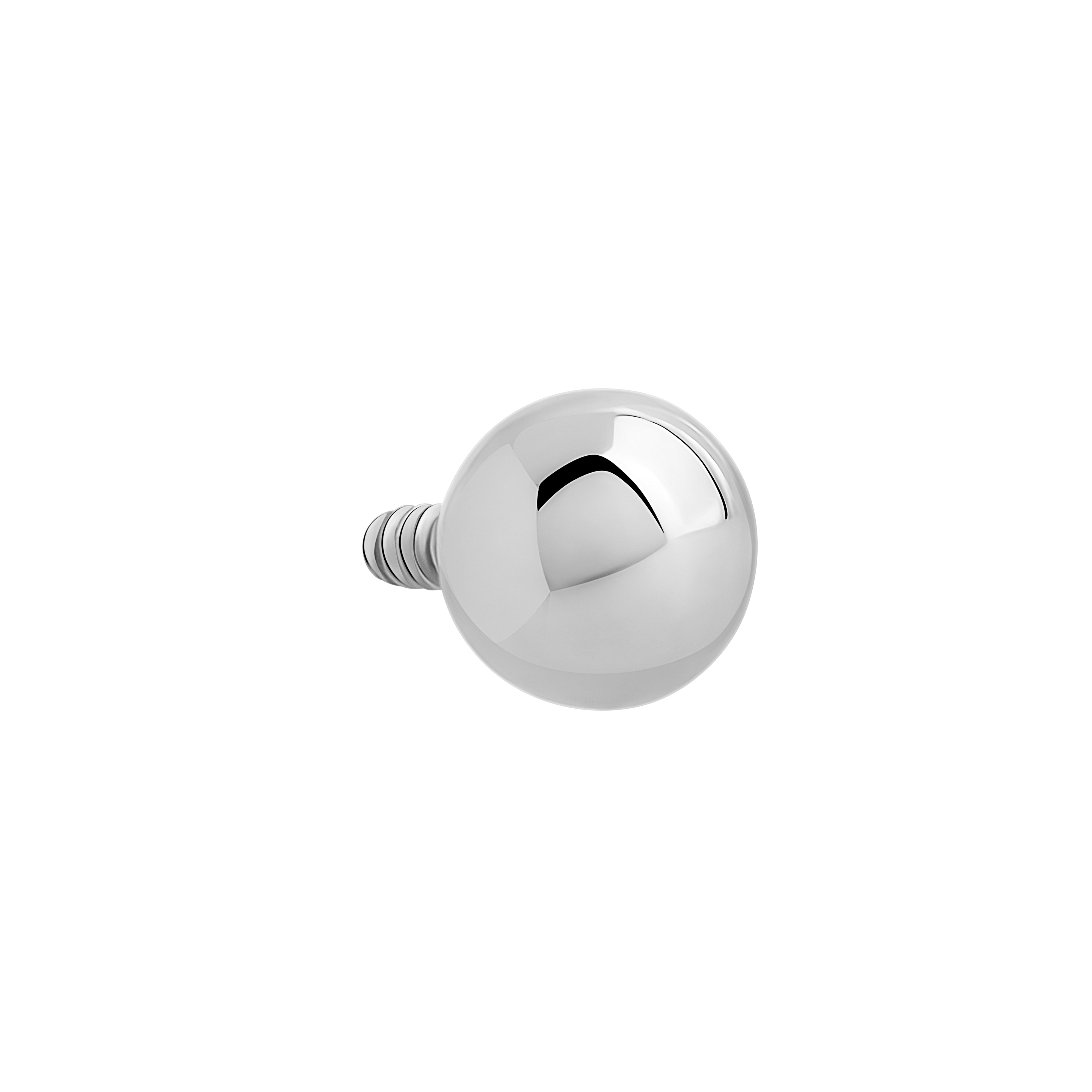 Steel Ball Top - Internally Threaded – Tilum Jewelry