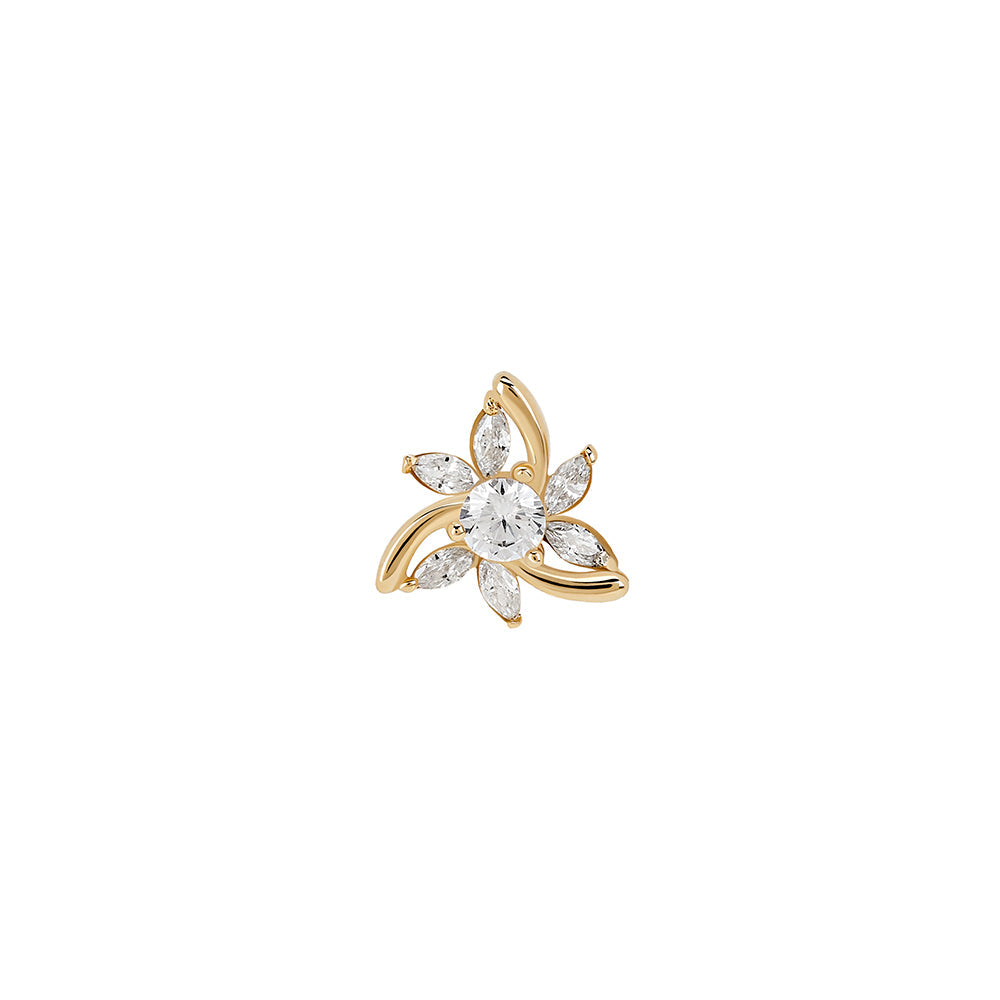 Gold Spiral Top - Threadless – Tilum Jewelry
