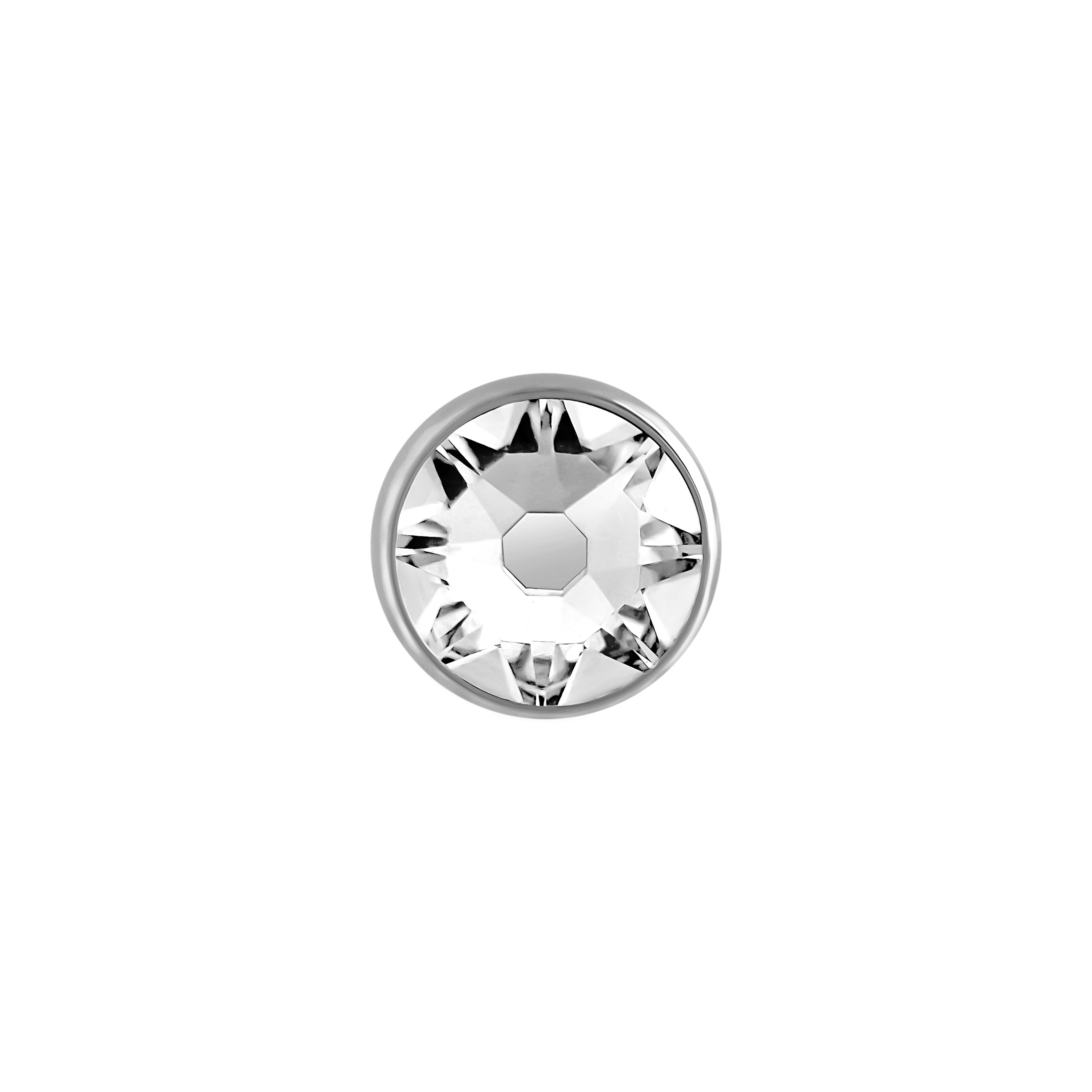 Bezel Set Swarovski Gem Titanium Top - Threaded – Tilum Jewelry