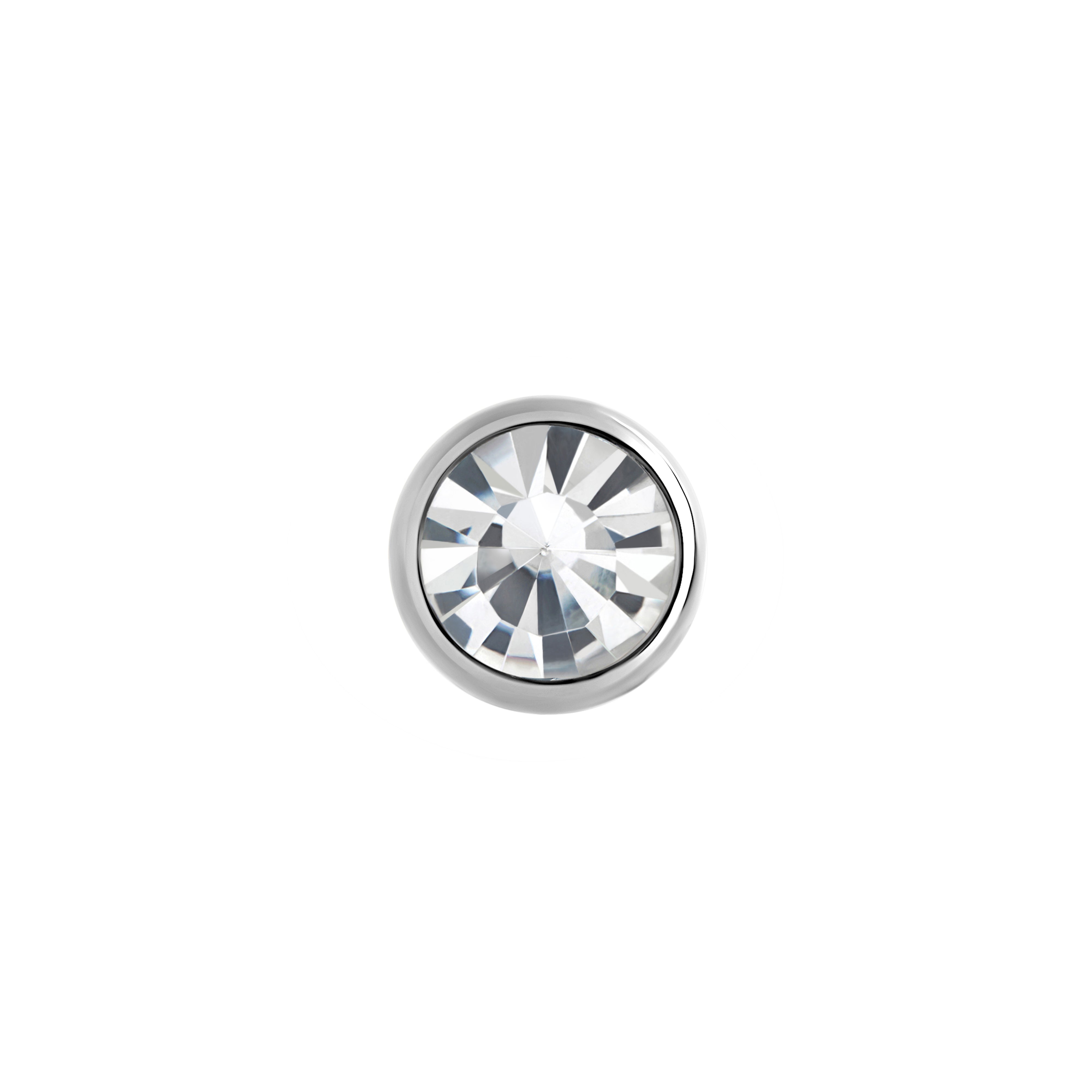 Bezel Set Gem Titanium Top - Threaded – Tilum Jewelry