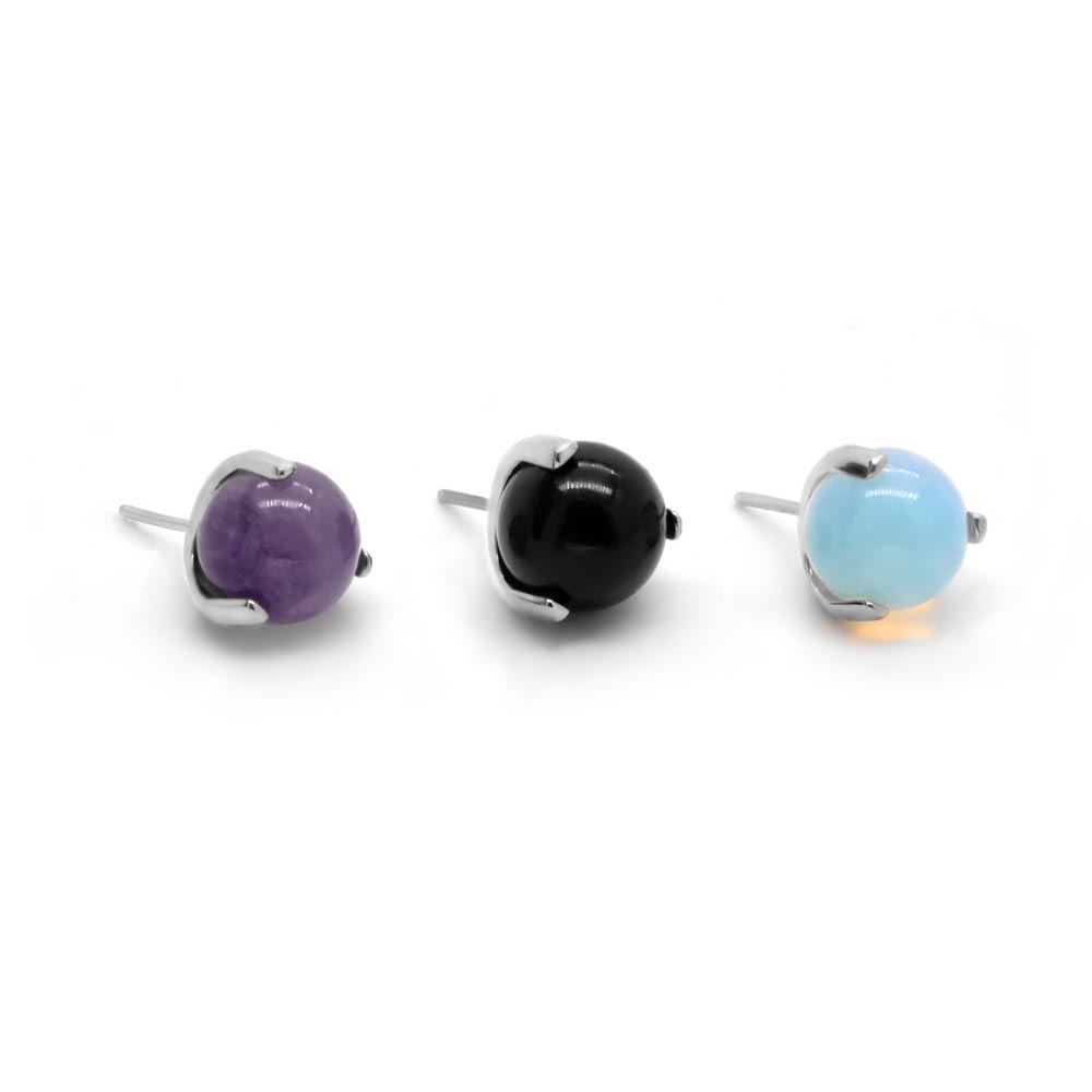Titanium Threadless Top – Tilum Jewelry